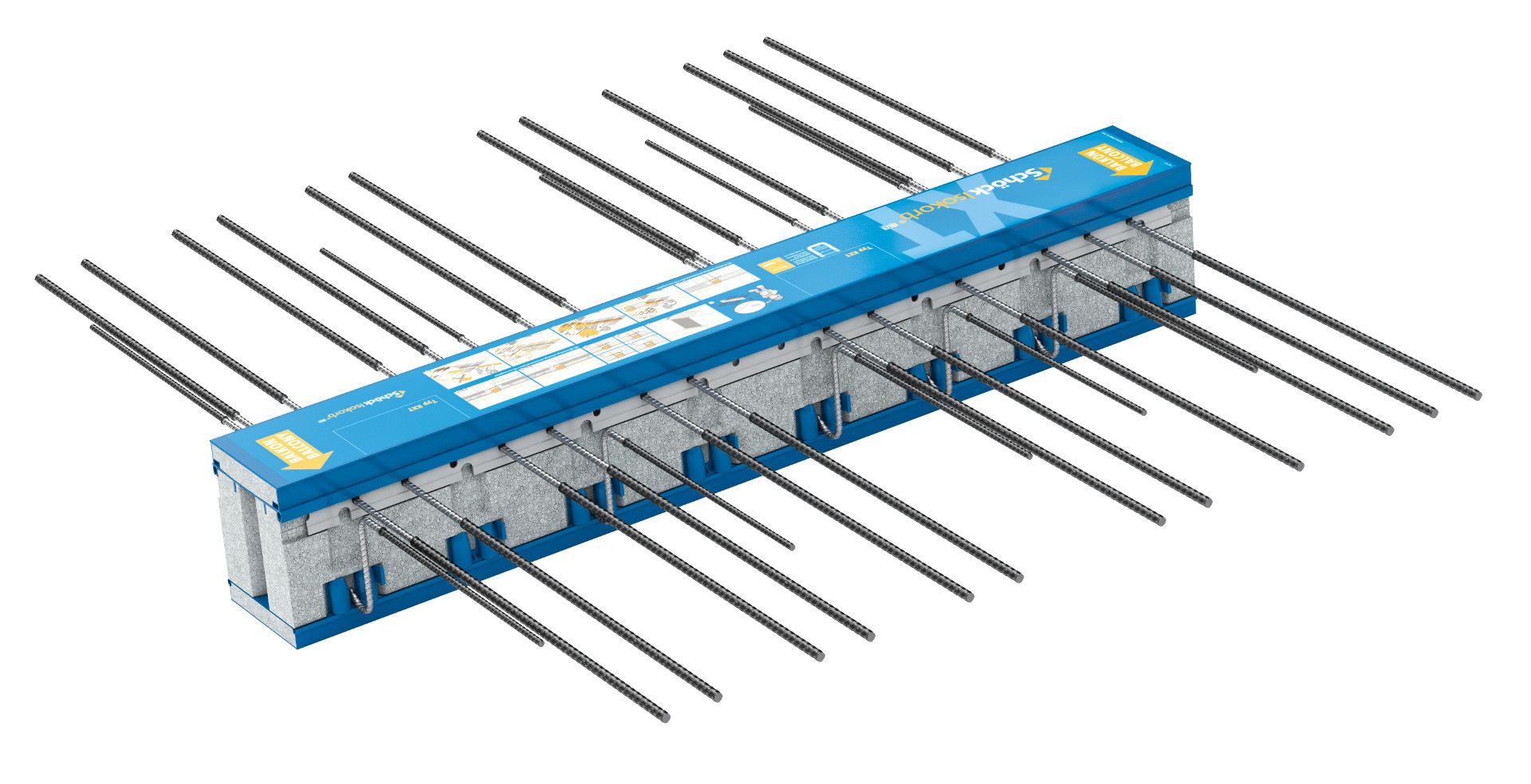 Schöck Isokorf XT, koudebrugonderbreking beton-beton voor passiefhuis ...