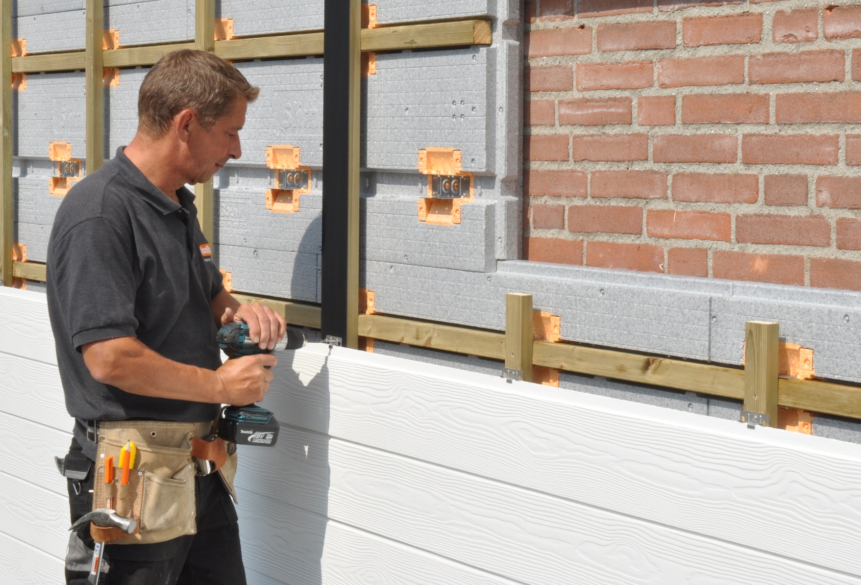 IsoBouw SlimFort, duurzame gevelisolatie voor droge gevelbekleding ...